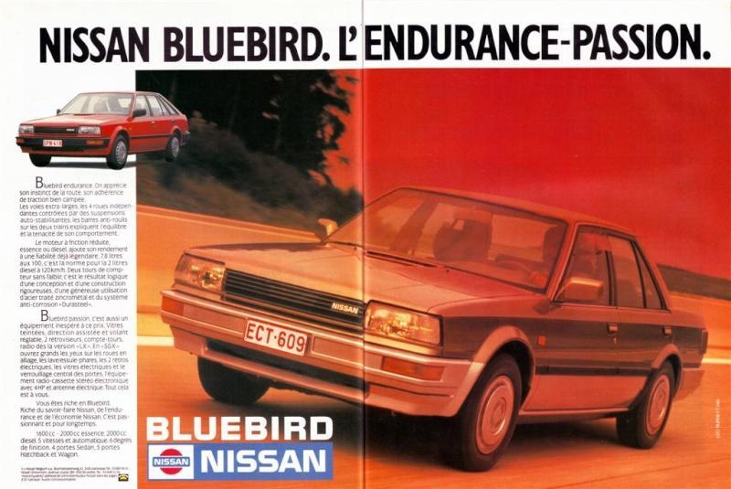 nissan bluebird - Pubs de voitures jap' - AutoPassion